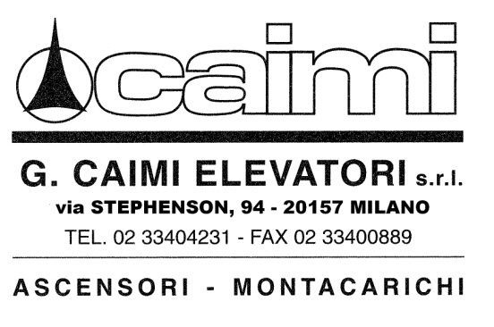 G. CAIMI ELEVATORI SRL - Cavi e Conduttori Elettrici